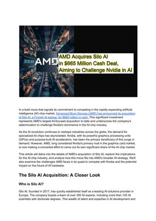 Nvidia's Top Competitor AMD's Big Bet on AI Splashes Out Half a Billion on AI Startup Silo AI.pdf