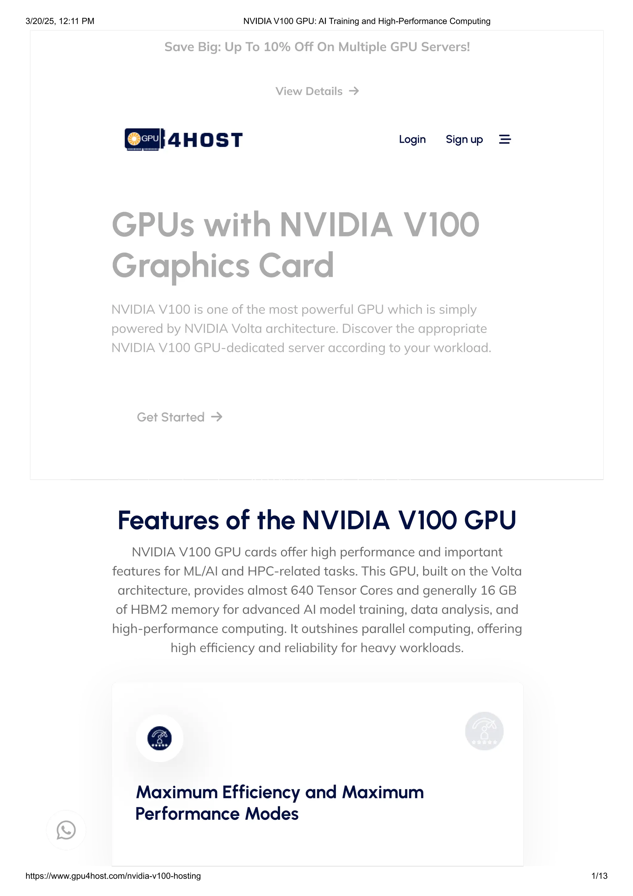 NVIDIA V100 GPU_ AI Training and High-Performance Computing.pdf