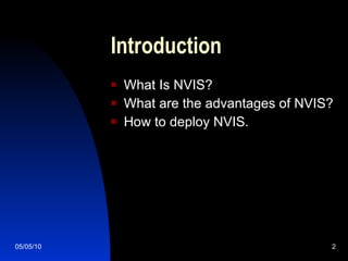 Nvis | PPT