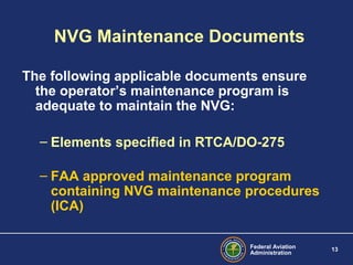 Night Vision Imaging Systems - Maintenance | PPT | Air Travel | Travel Type