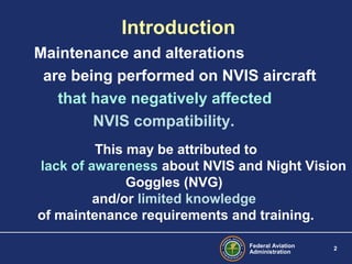 Night Vision Imaging Systems - Maintenance | PPT