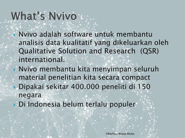 Nvivo training | PPTX