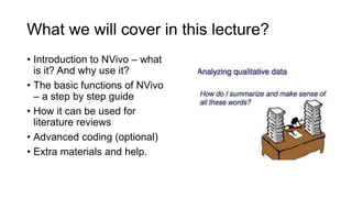 N vivo tutorial 2020 | PPTX