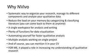 N vivo tutorial 2020 | PPTX