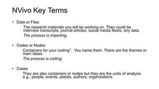 N vivo tutorial 2020 | PPTX