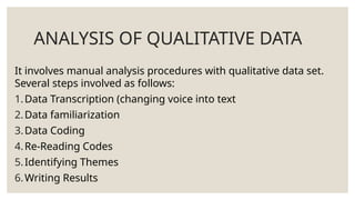 nvivo data analysis in qualitative research | PPTX