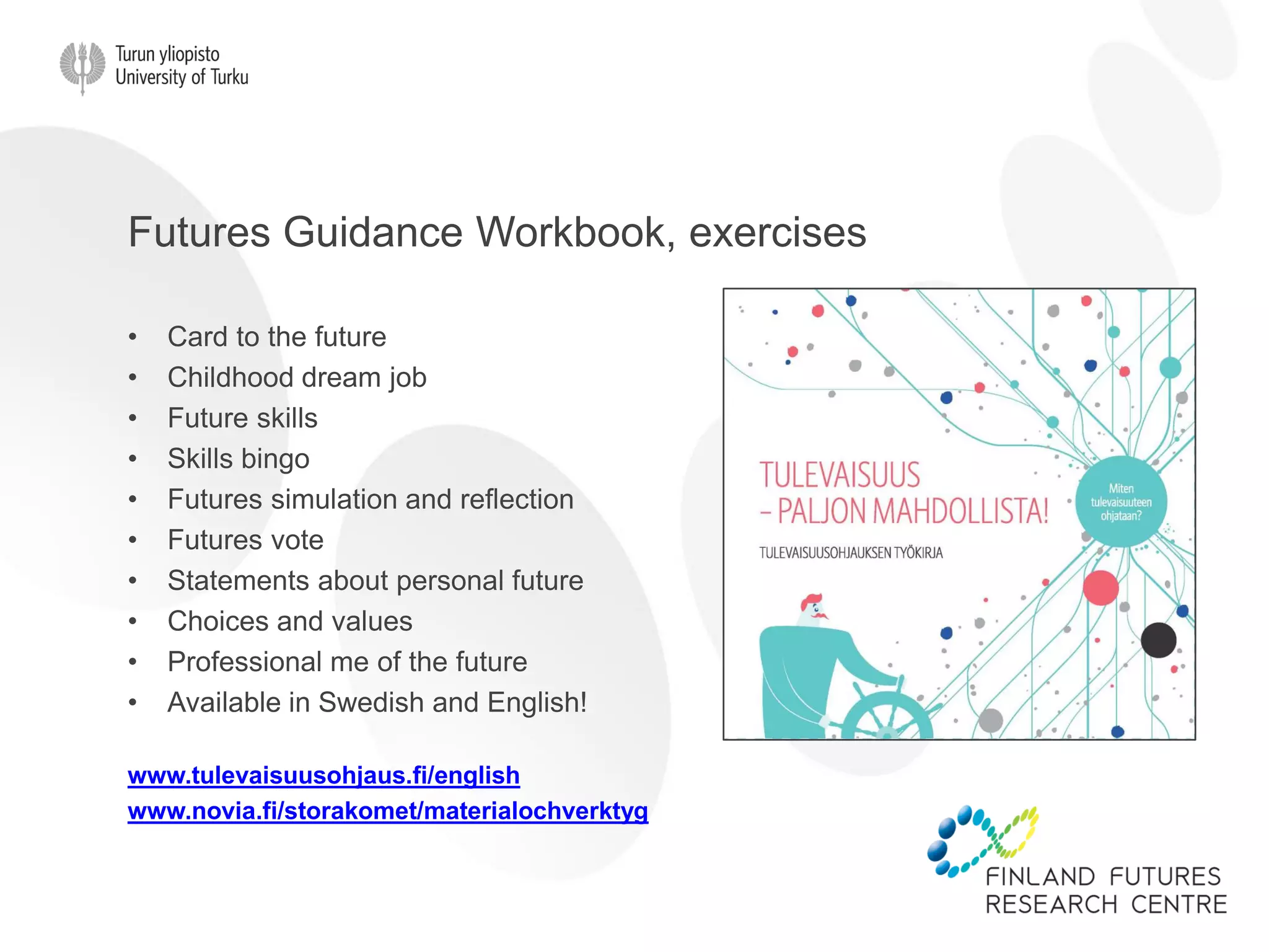 Future guidance and tools to promote future orientation | PDF