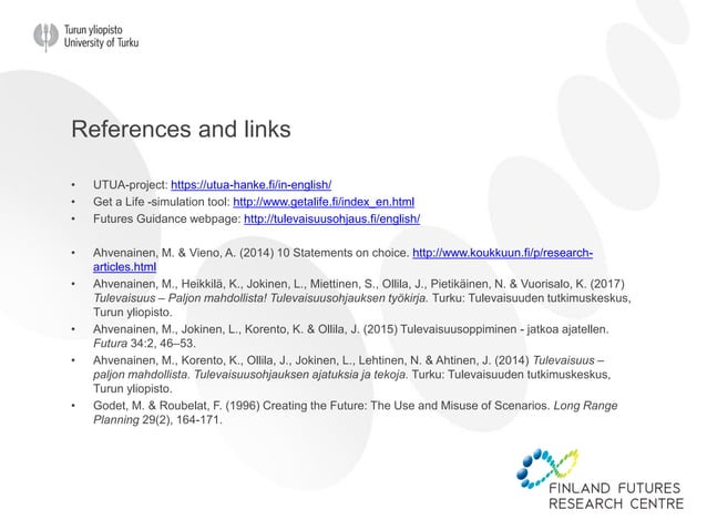 Future guidance and tools to promote future orientation | PDF