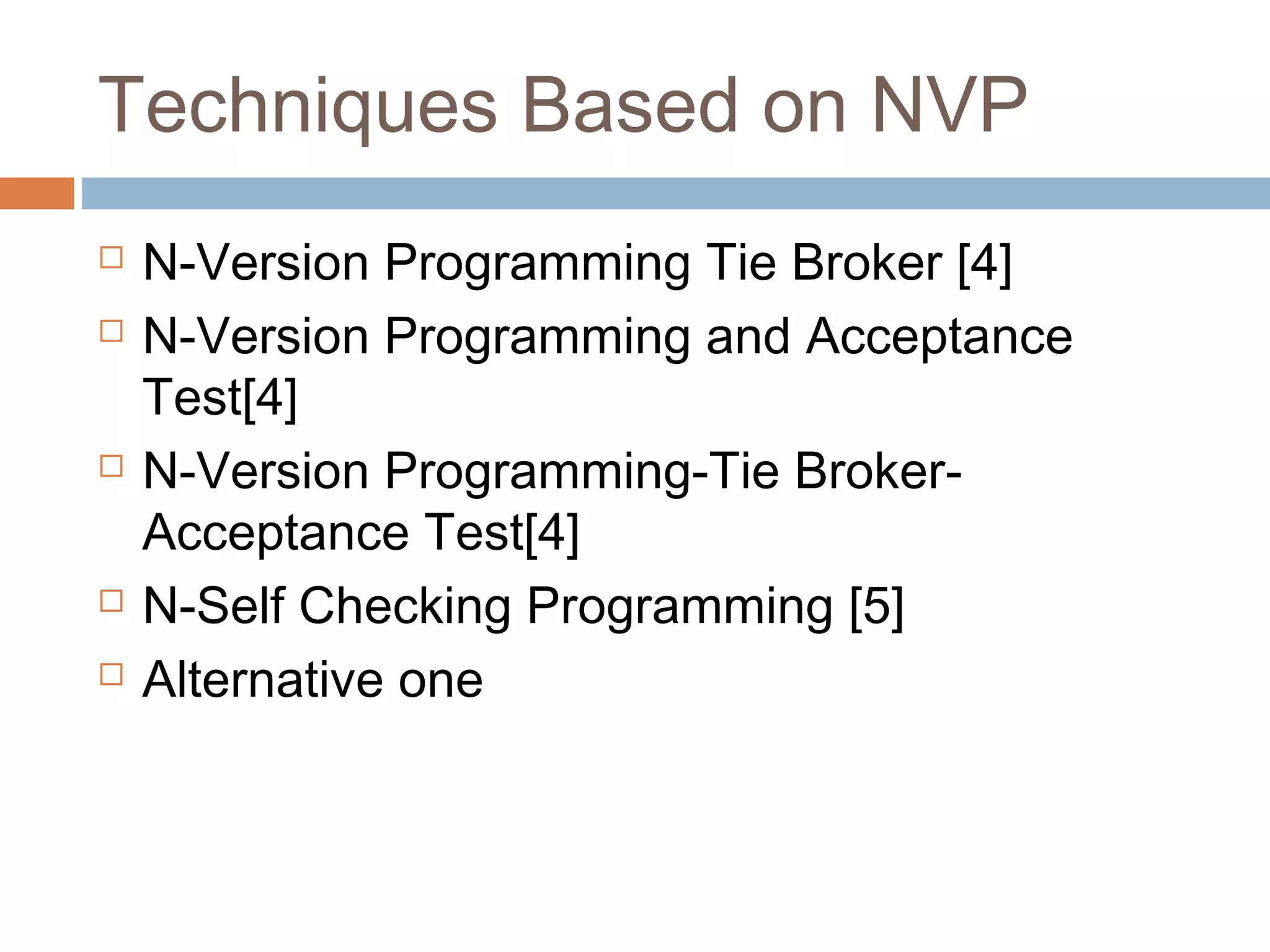 N-version programming | PPT