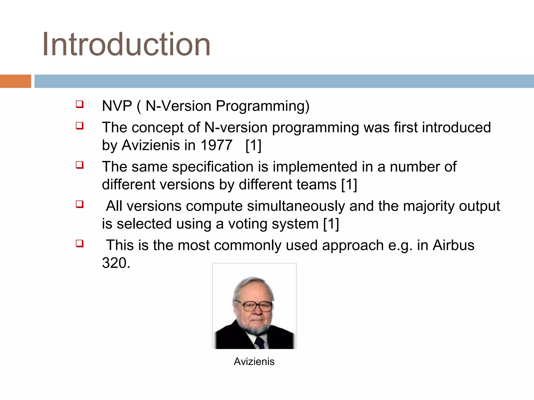 N Version Programming Ppt Computer Software And Applications