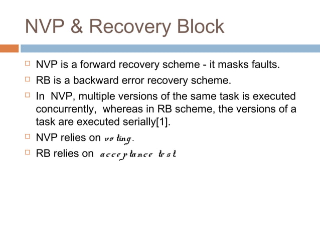 N-version programming | PPT | Computer Software and Applications ...