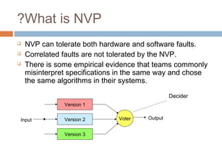 N-version programming | PPT