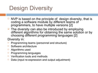 N-version programming | PPT | Computer Software and Applications ...