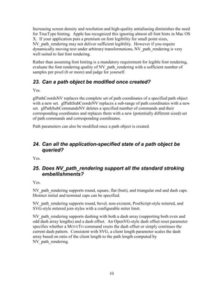 NV_path_rendering Frequently Asked Questions | PDF