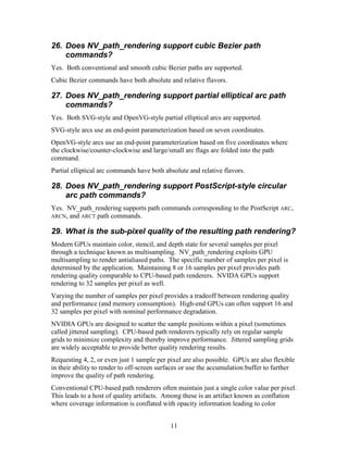 NV_path_rendering Frequently Asked Questions | PDF