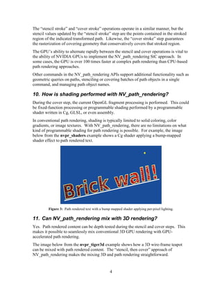 NV_path_rendering Frequently Asked Questions | PDF