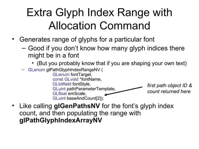 NV_path rendering Functional Improvements | PPT | Programming Languages | Computing