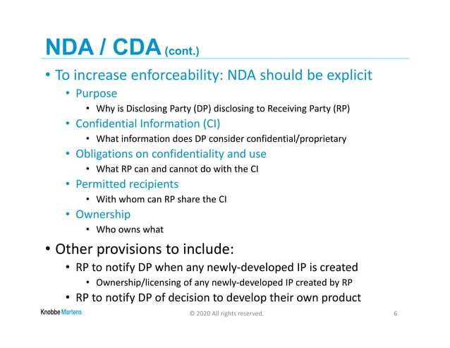 Nvpc presentation key ip agreements for startups | PPT