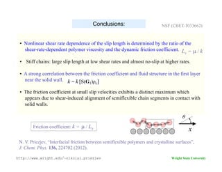 Effect of chain stiffness on interfacial slip in nanoscale polymer ...