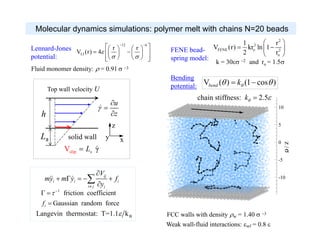 Effect of chain stiffness on interfacial slip in nanoscale polymer ...