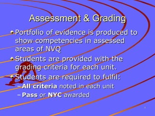 NVQ Course Information | PPT | Fitness and Exercise | Healthy Living