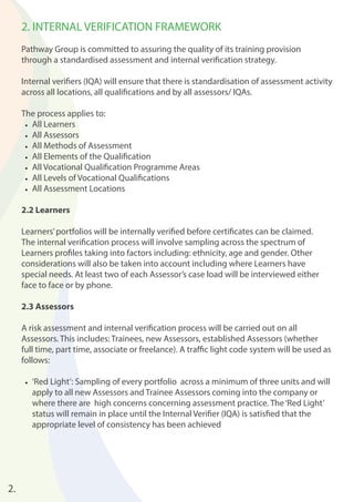 NVQ Quality Assurance and Internal Verification Strategy | PDF