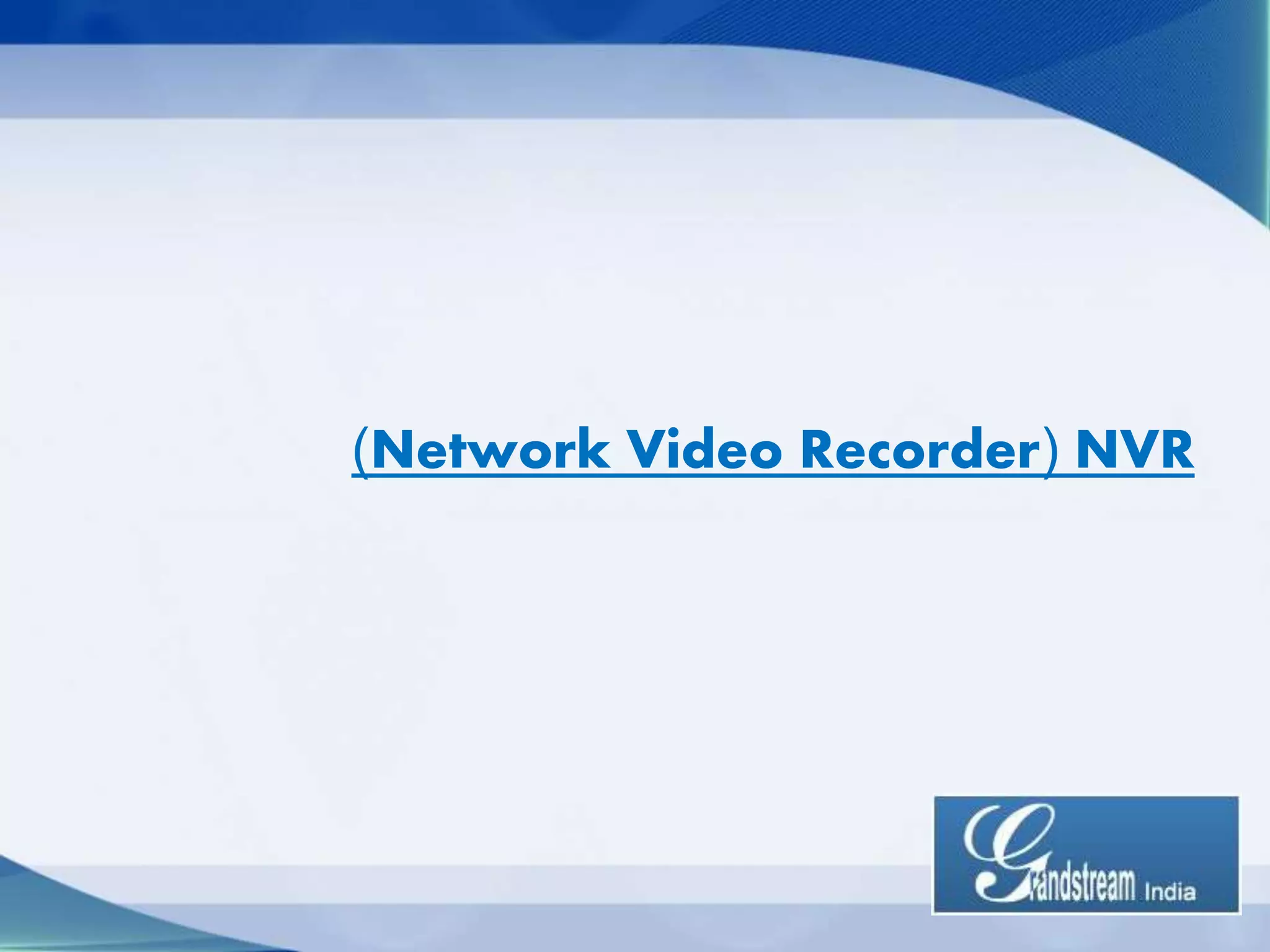 NVR | PPTX
