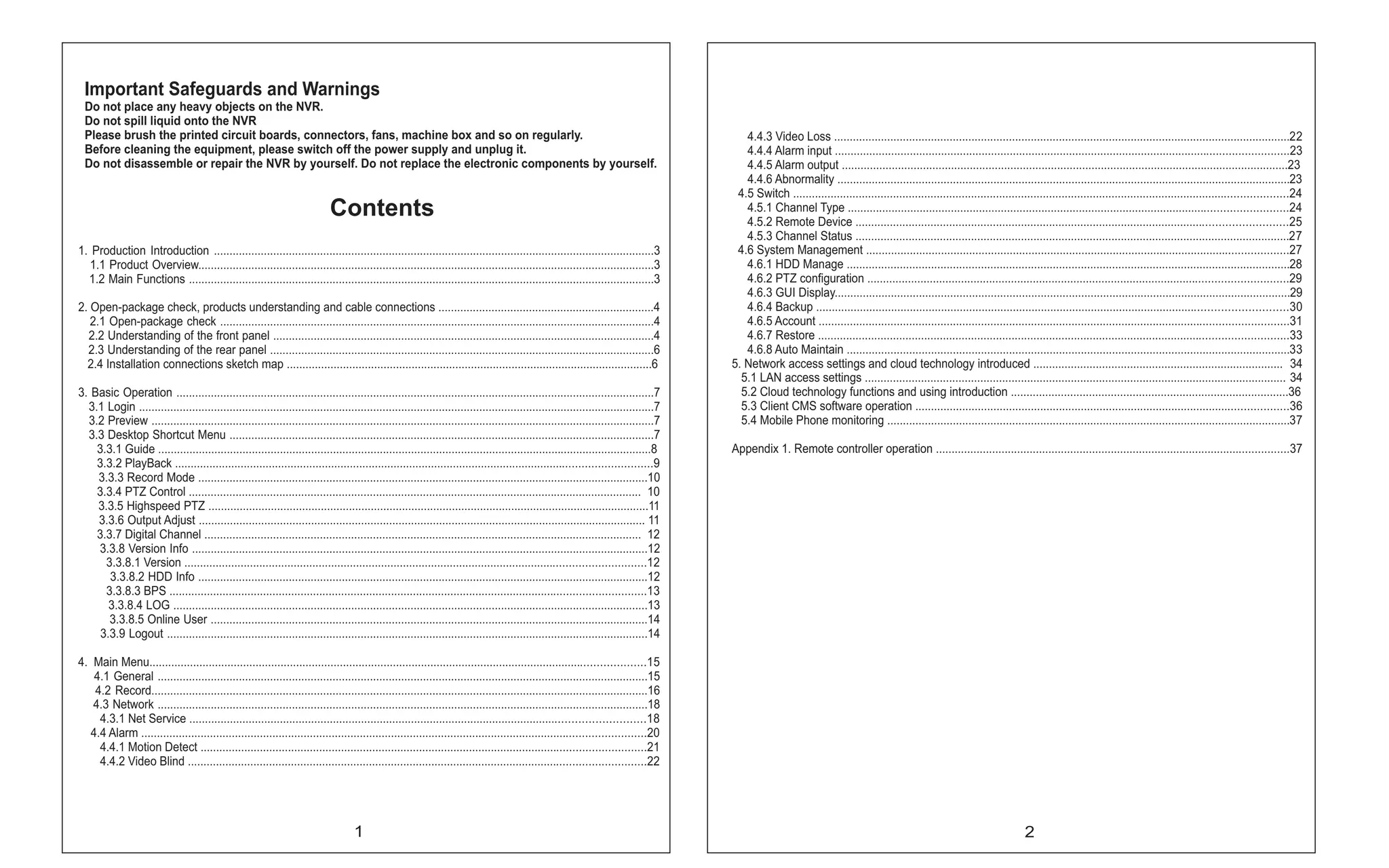 Nvr manual | PDF | Computing | Technology & Computing