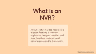 NVR Setup For IP Cameras | PPTX