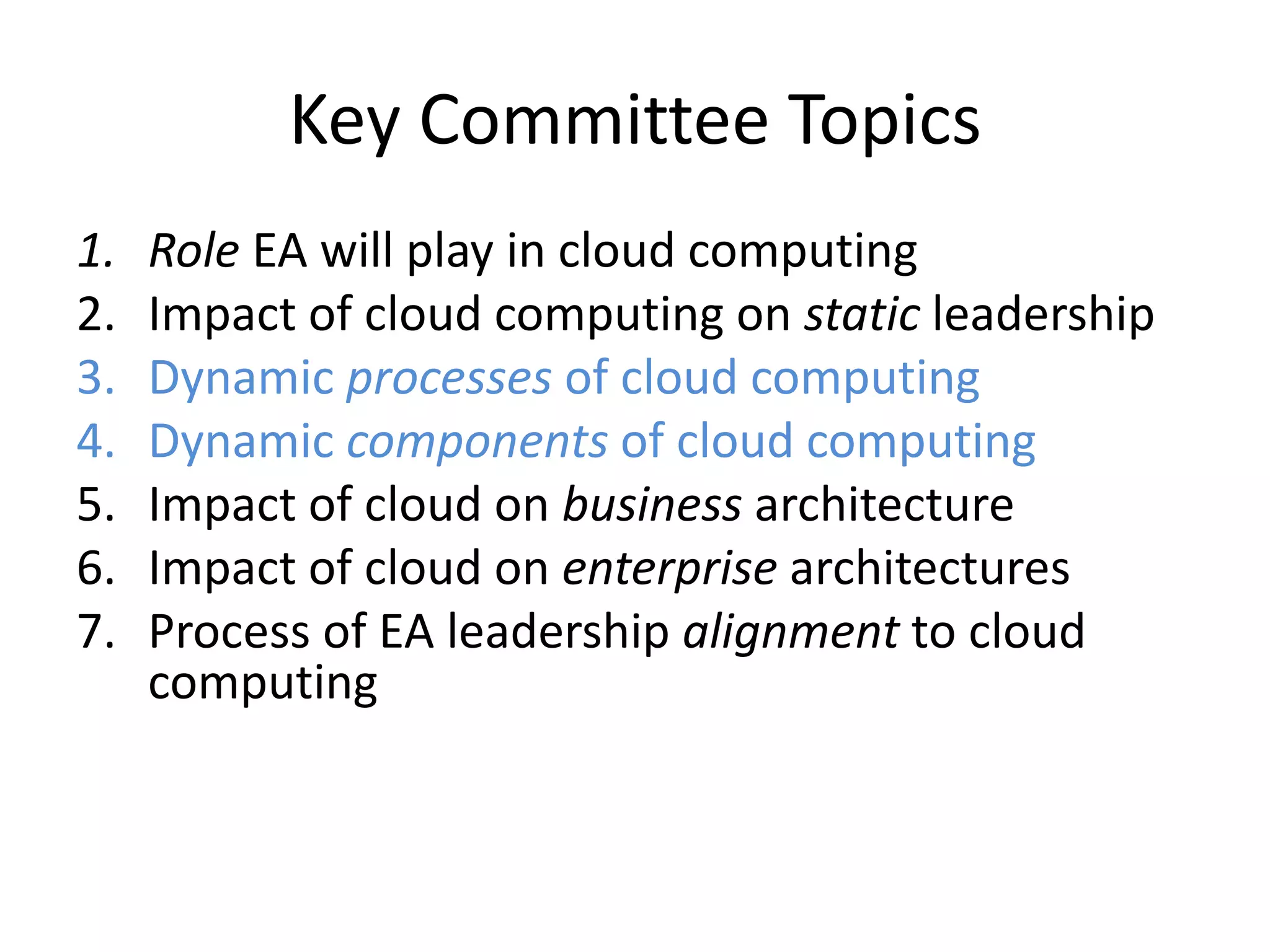NVTC Business Enterprise Architecture - Cloud EA - 11-22-2013 Mtg | PDF