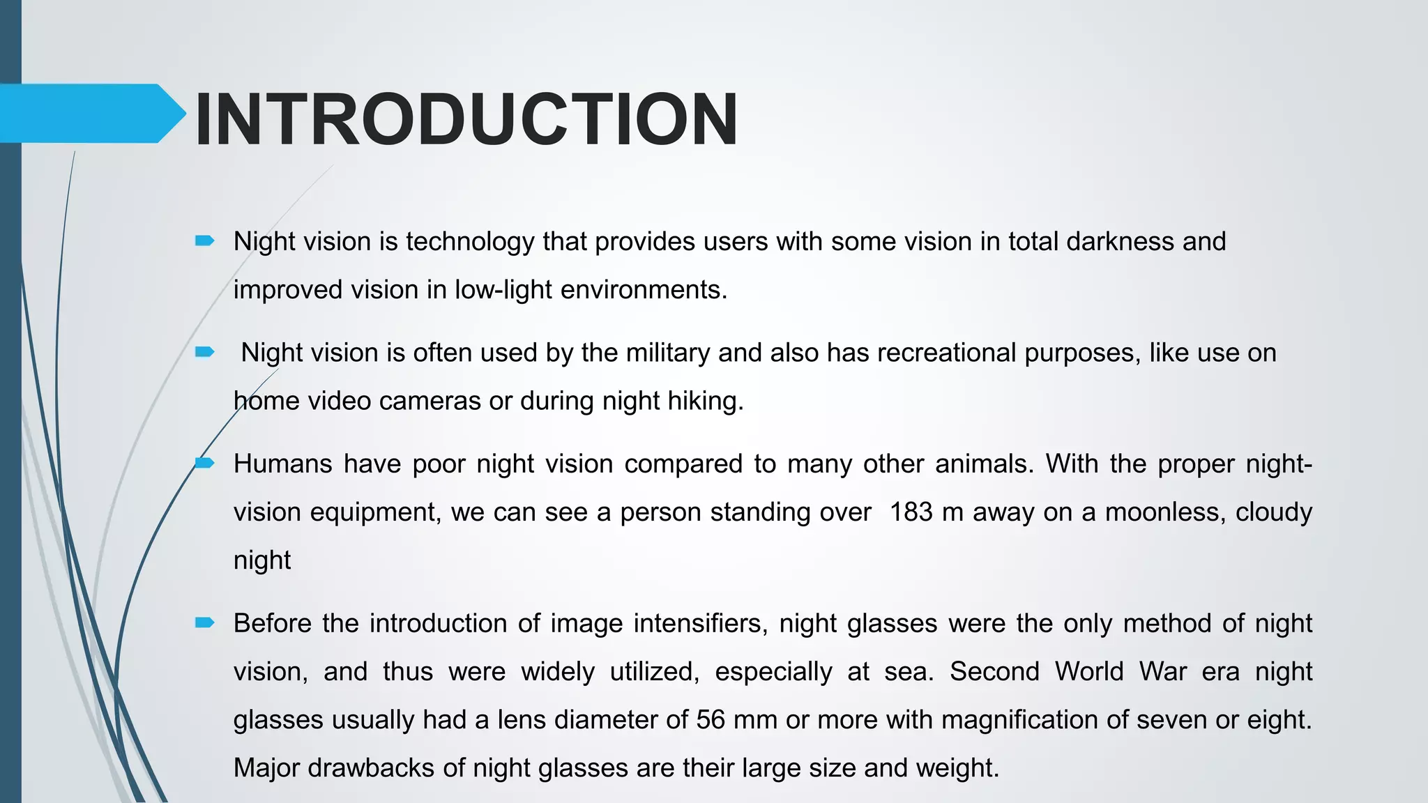 Night vision technology | PPTX
