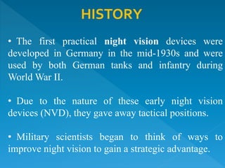 Night Vision Technology | PPTX