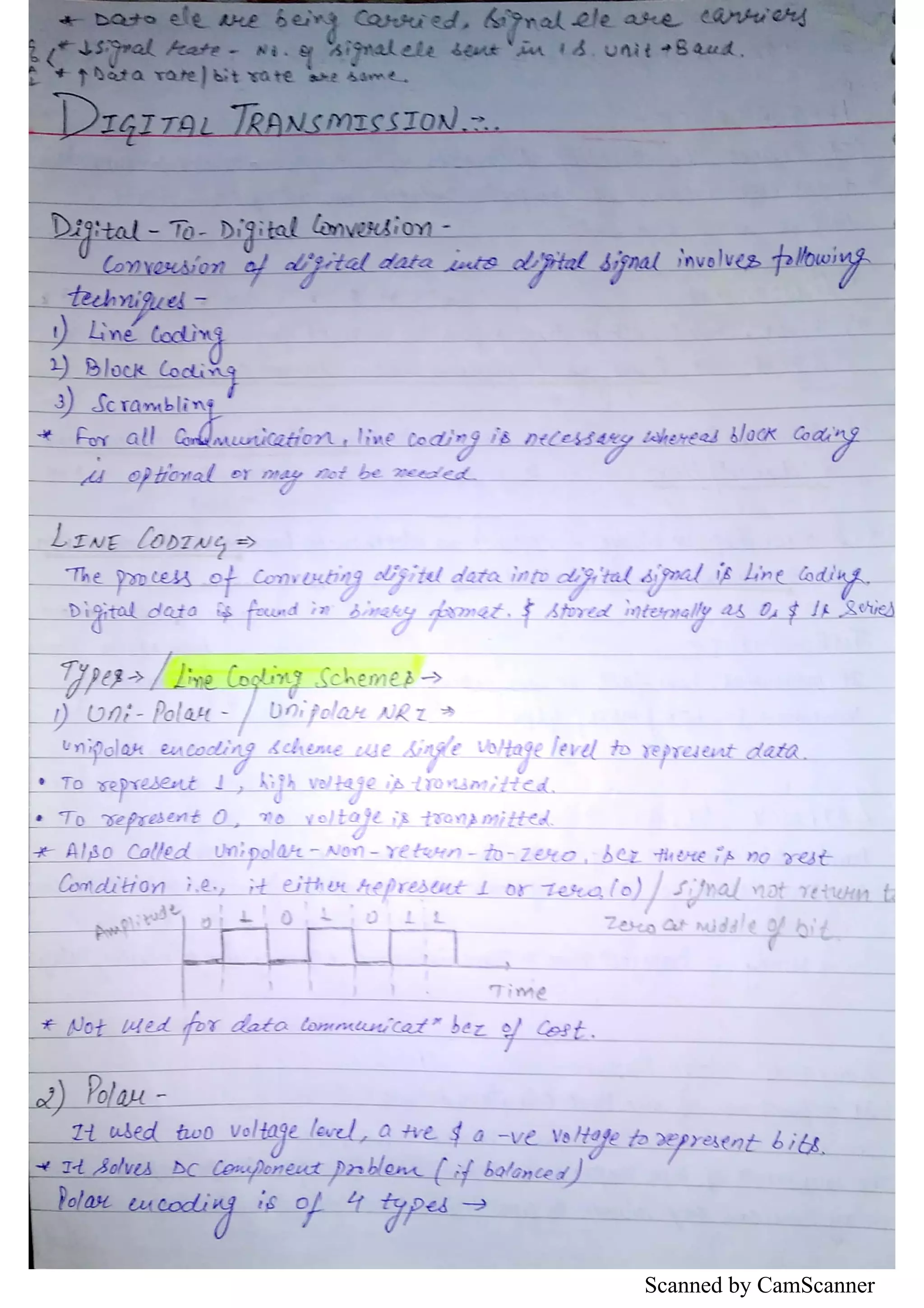 Data Communication And Networking Notes Pdf