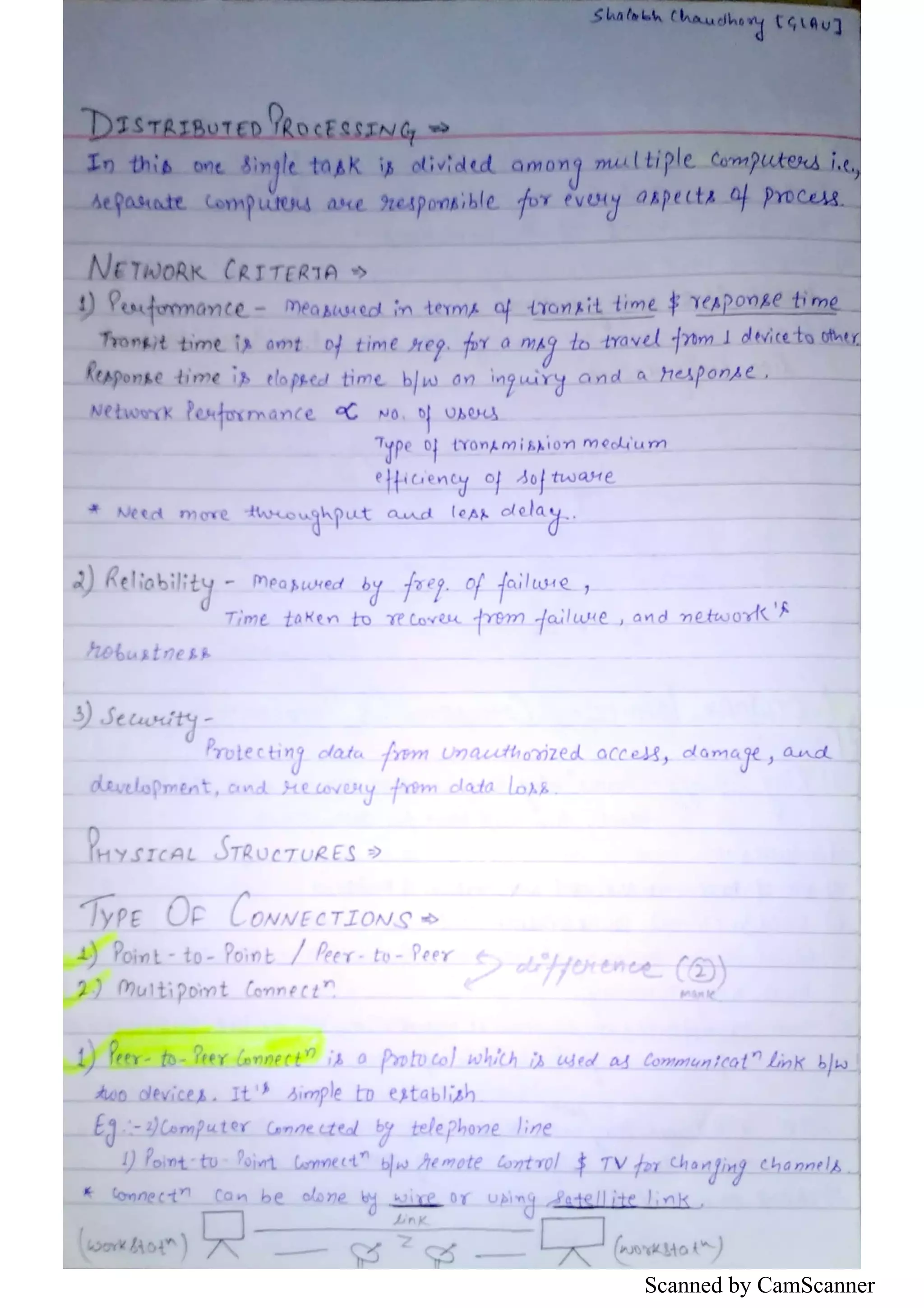 Data Communication And Networking Notes Pdf