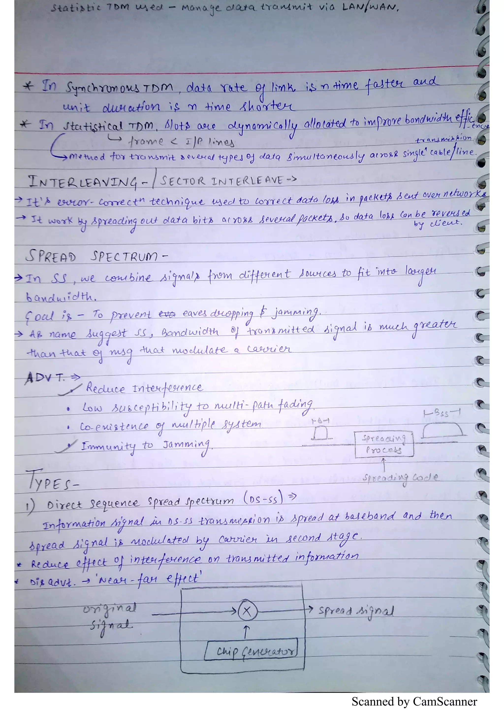 Data Communication And Networking Notes Pdf