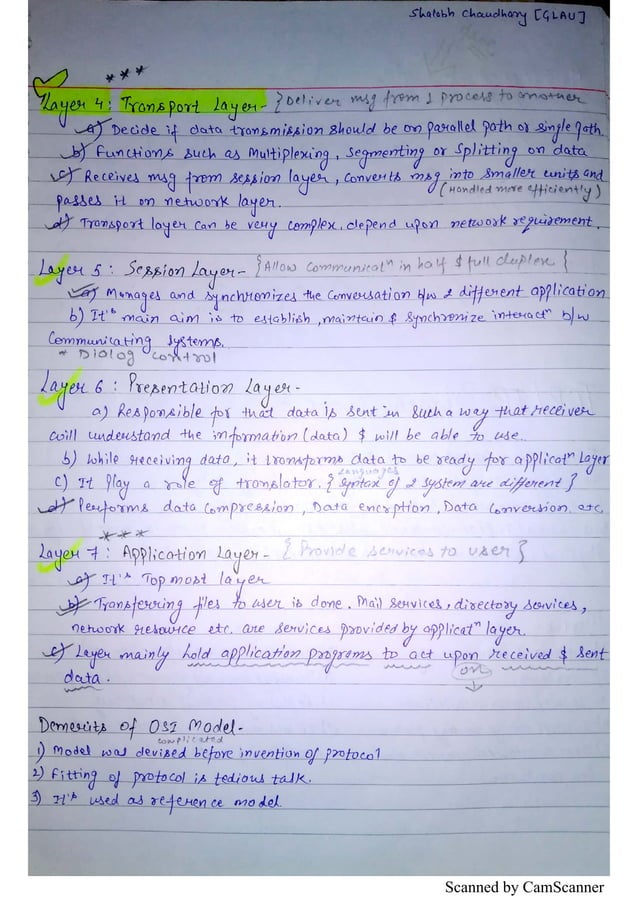 Data Communication And Networking Notes Pdf Computer Networking