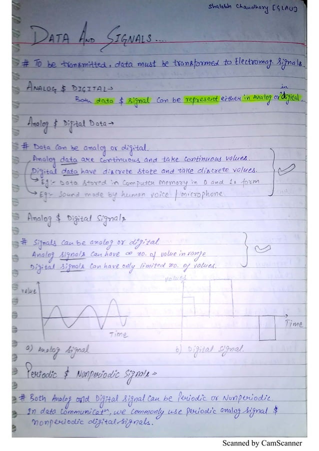 Data Communication And Networking Notes Pdf Computer Networking