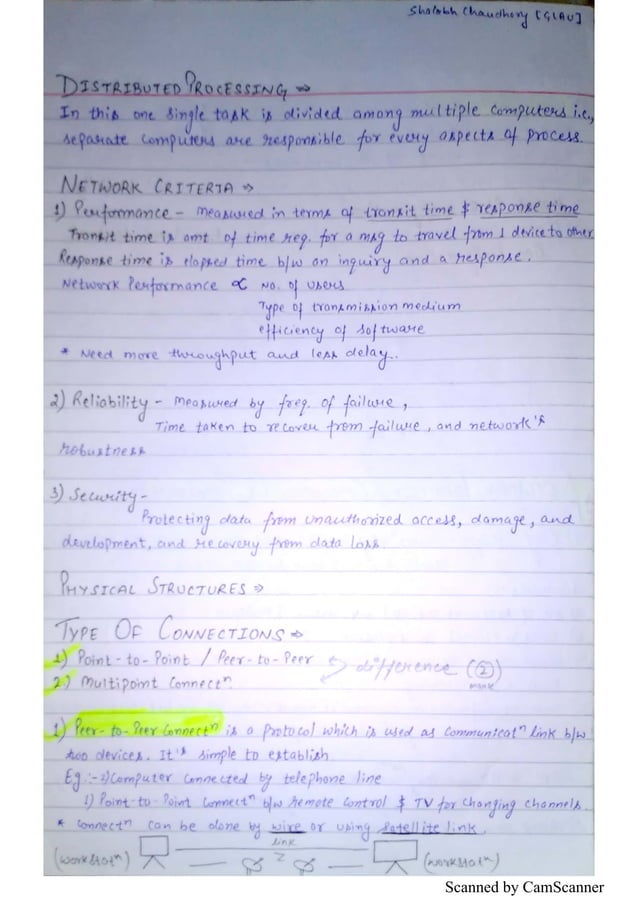 Data Communication And Networking Notes Pdf Computer Networking