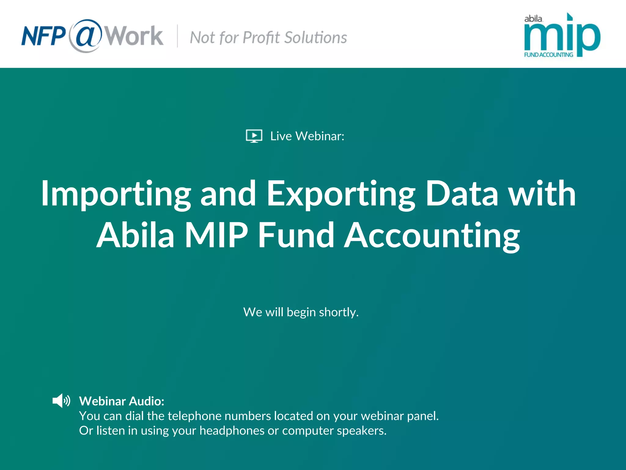 Importing and Exporting Data with Abila MIP | PDF