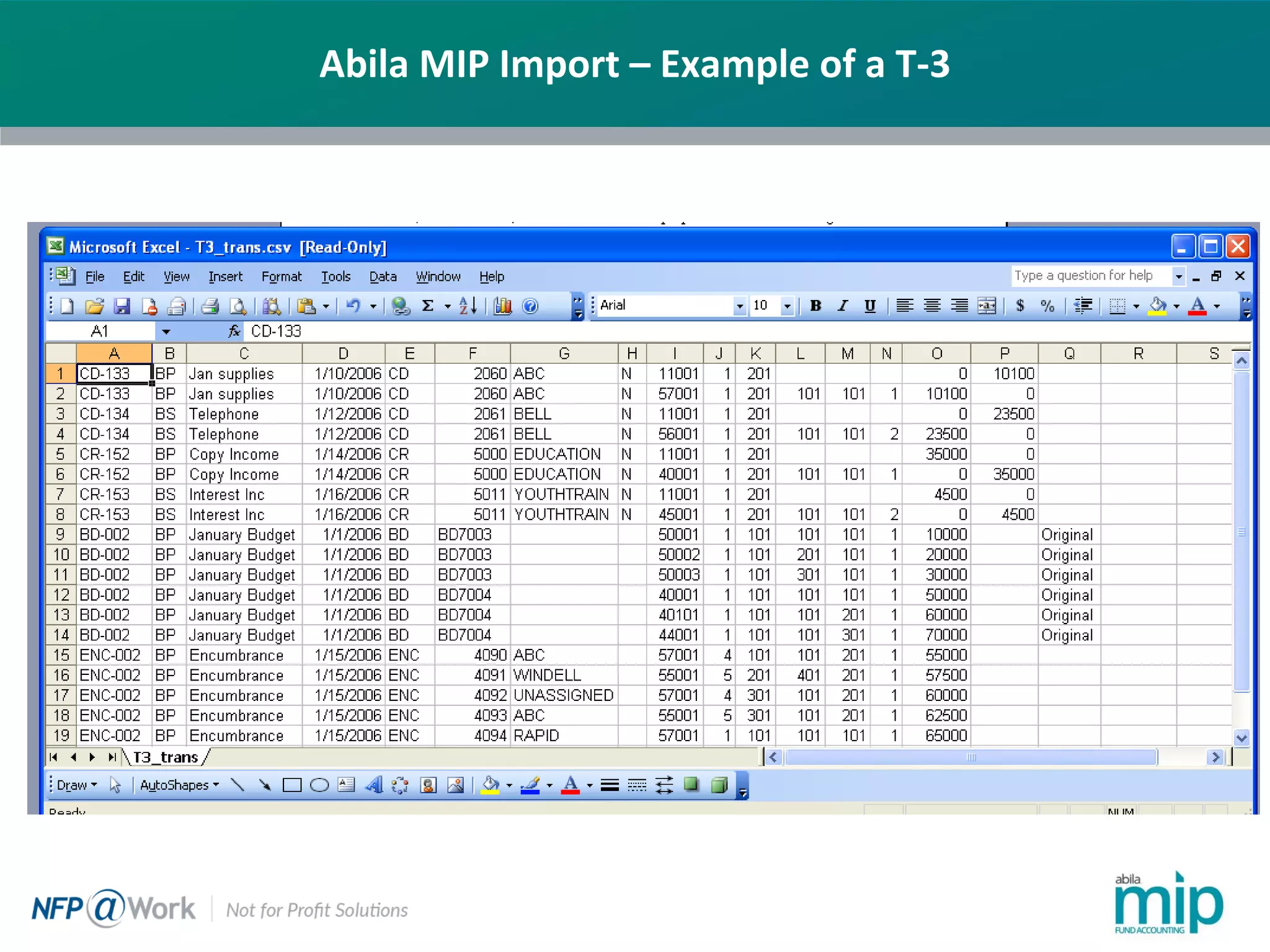 Importing and Exporting Data with Abila MIP | PDF