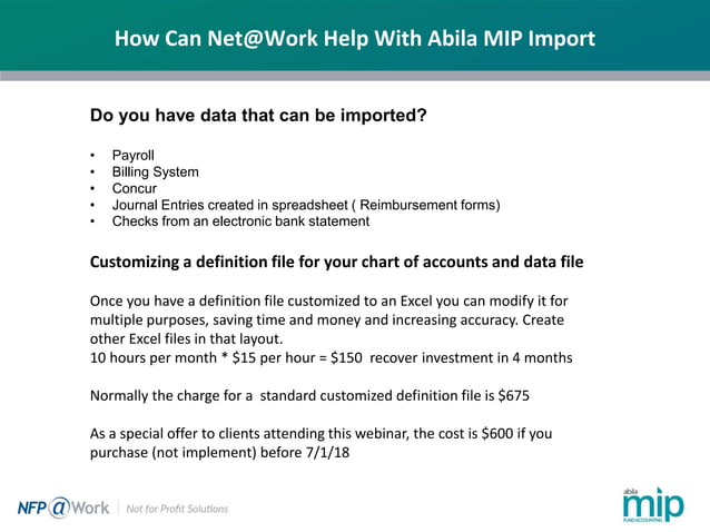 Importing and Exporting Data with Abila MIP | PDF