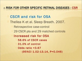 Nw2013 rcopt retinopathies in sleep apnea09 | PPT