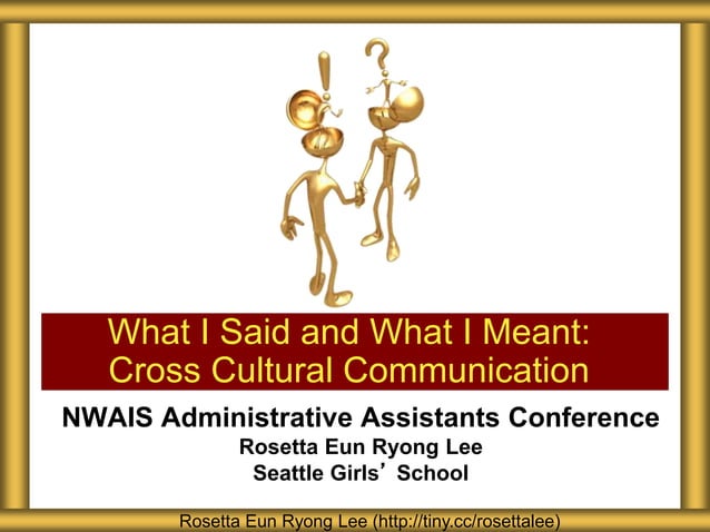 NWAIS AAC Cross Cultural Communication | PPTX | Education
