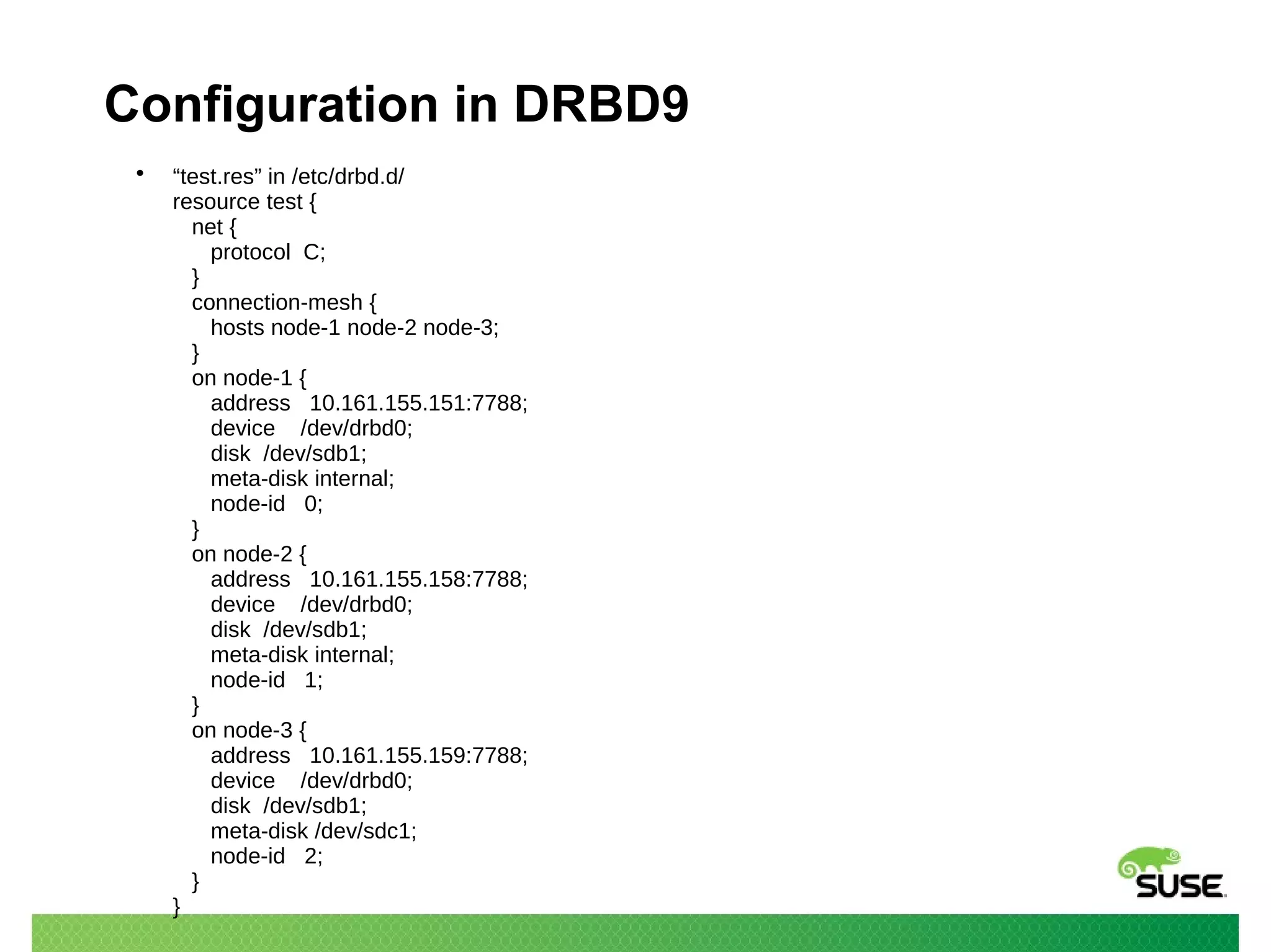 brief introduction of drbd in SLE12SP2 | ODP