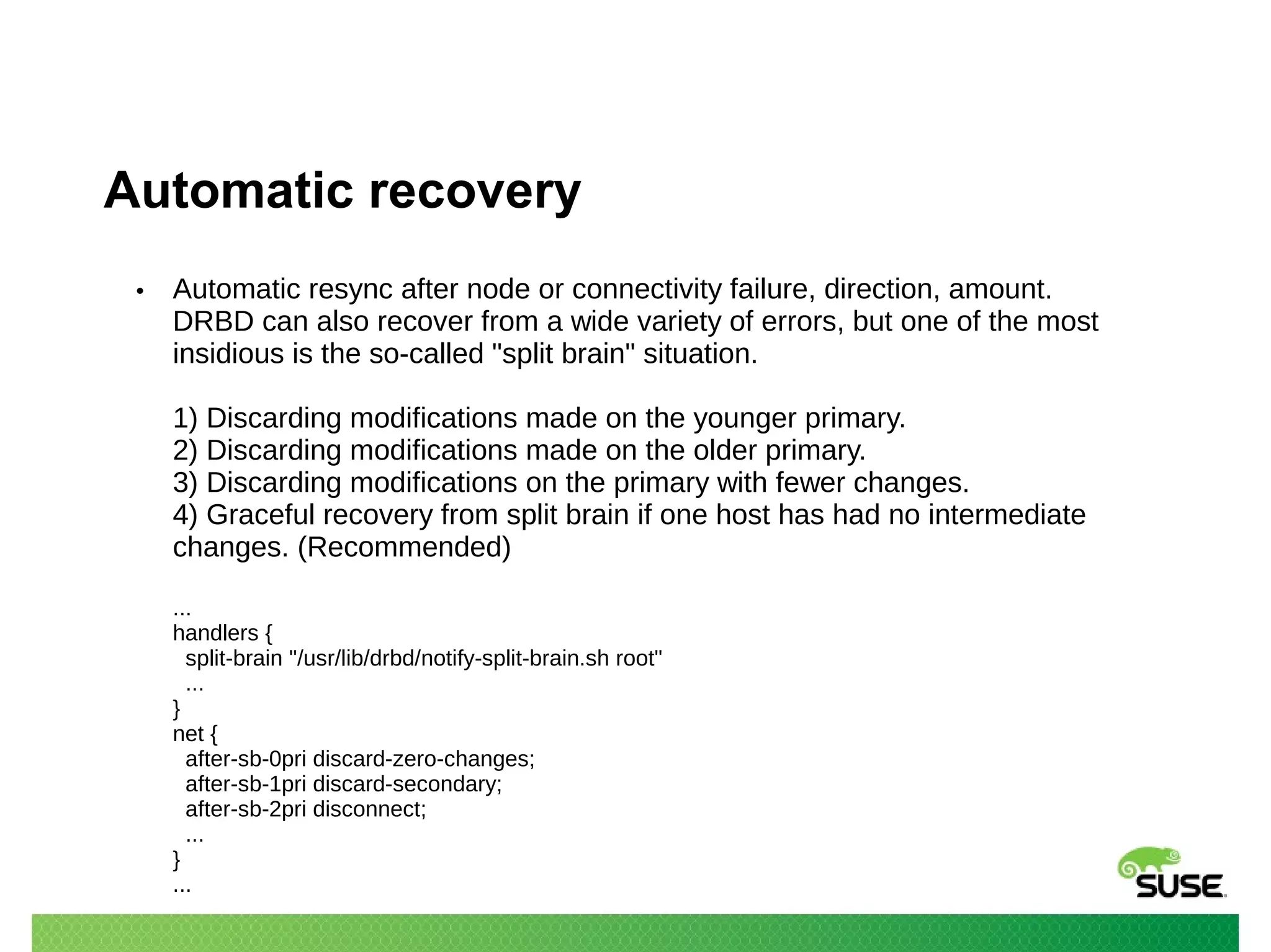 brief introduction of drbd in SLE12SP2 | ODP