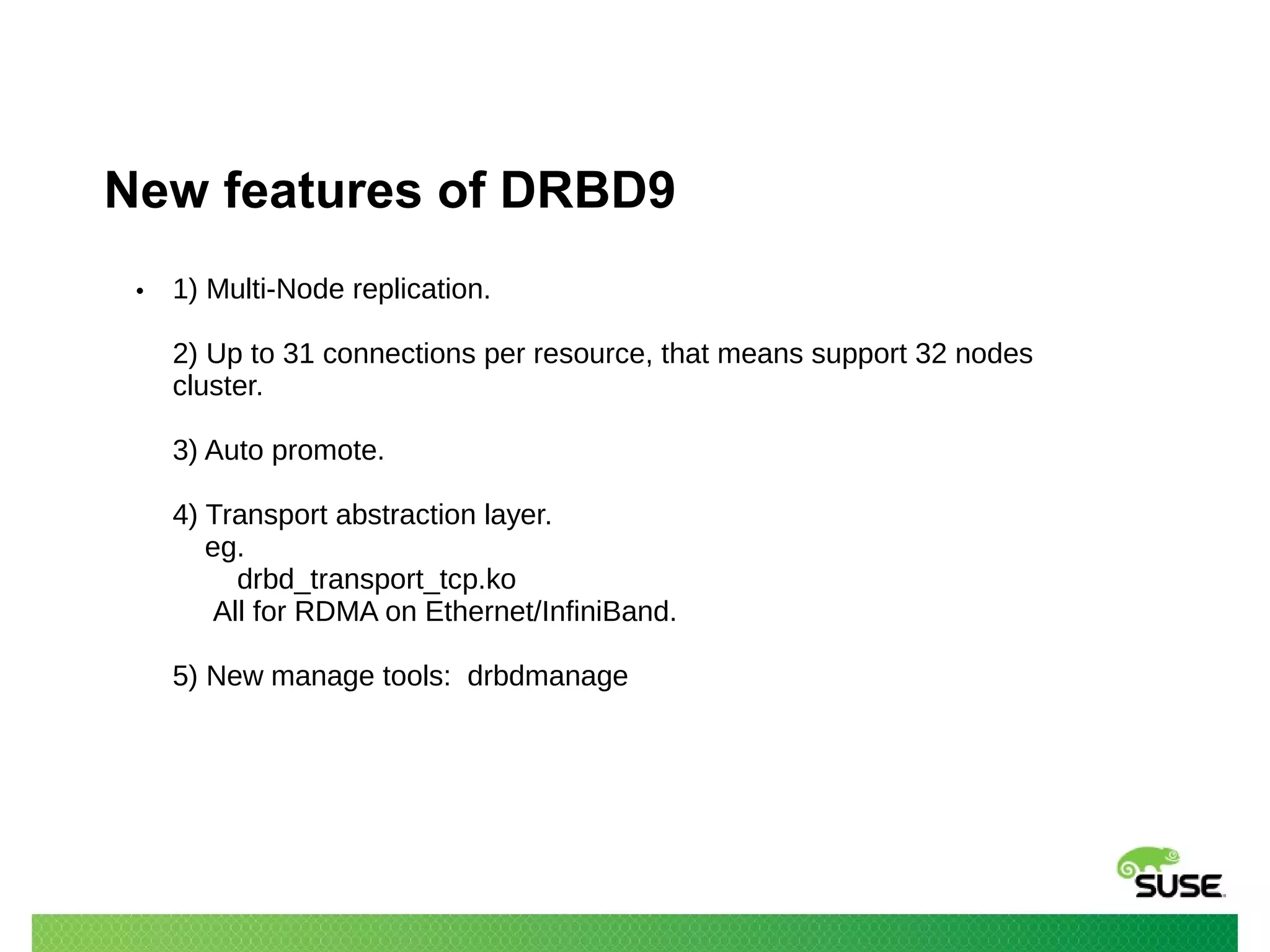 brief introduction of drbd in SLE12SP2 | ODP