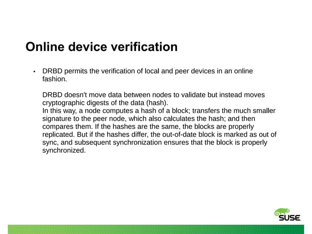 brief introduction of drbd in SLE12SP2 | ODP