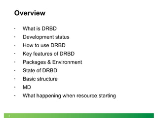 brief introduction of drbd in SLE12SP2 | ODP