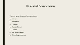 News worthiness | PPTX