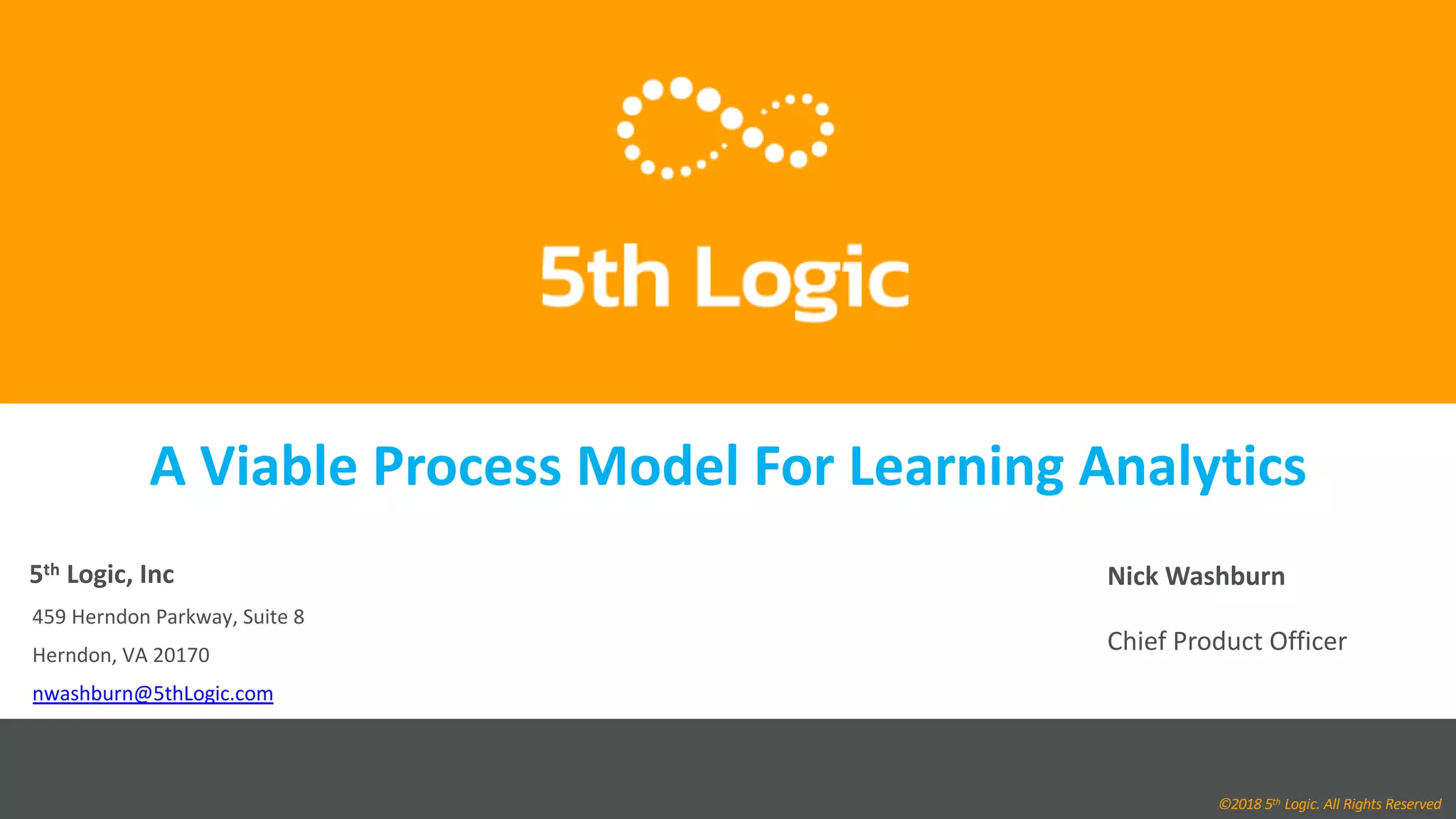 A Viable Process Model for Learning Analytics | PDF